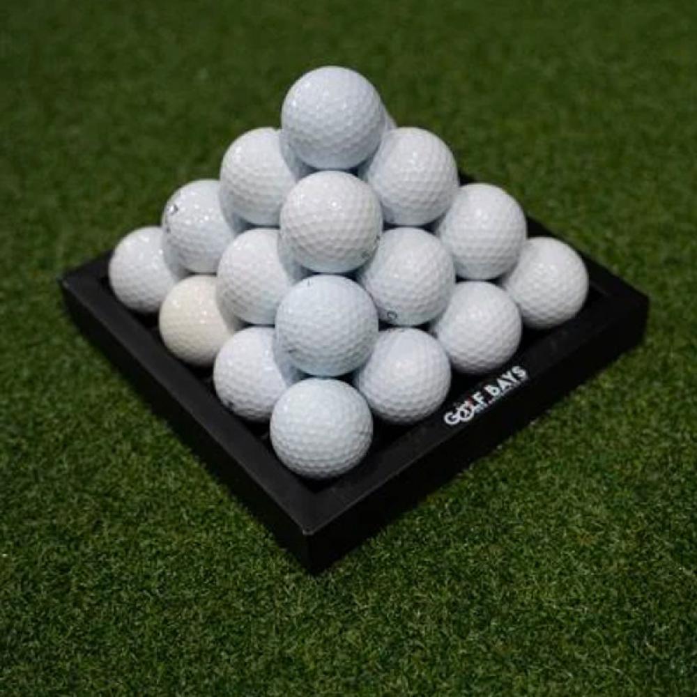 Golfbays Small Pyramid Ball Stacker Tray Holds 30 Golf Balls