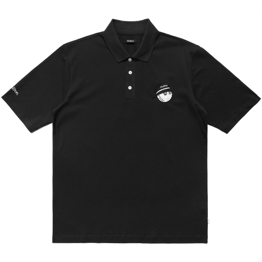 Malbon Cooper Polo Shirt Black