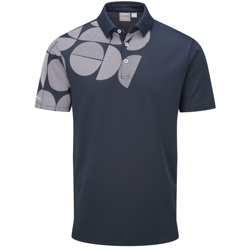 PING Elevation Golf Polo Shirt Navy